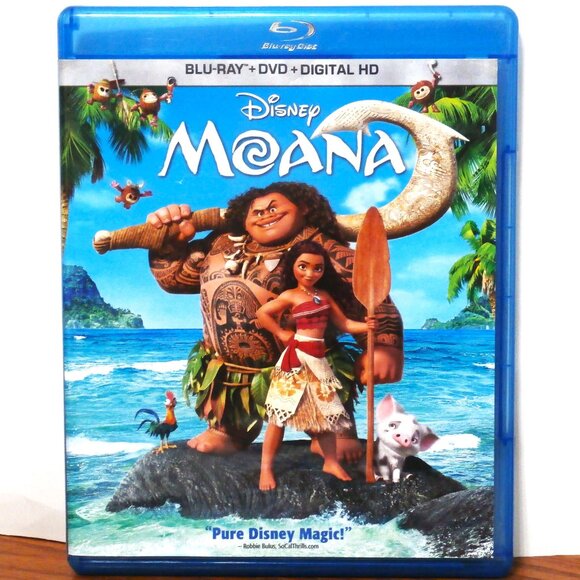 Disney | Media | Disney Moana Bluray Dvd 2disc Set Aulii Cravalho ...